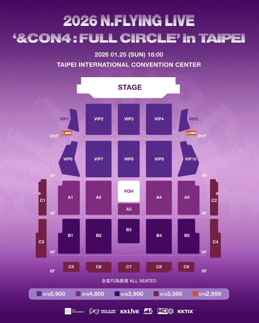 N.Flying宣布台北開唱 預備「台北限定小卡」人人有份｜東森娛樂